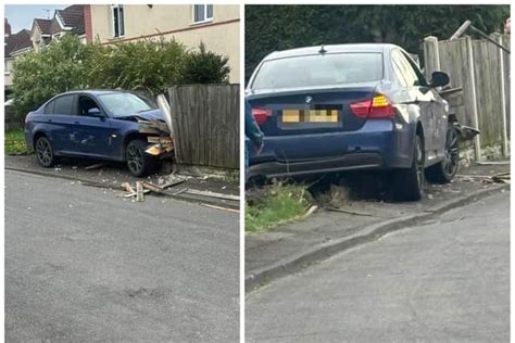 Video Bmw Driver Flees After Ploughing Into Doncaster Garden At 80mph