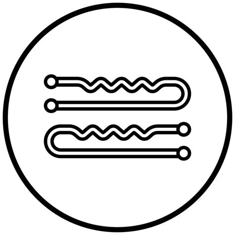 Hair Pin Icon Style Vector Art At Vecteezy