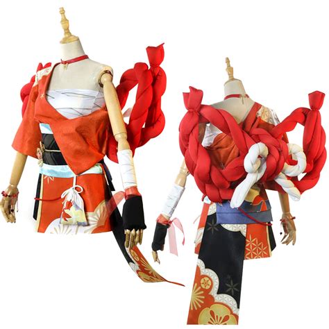 Tlarsun Yoimiya Cosplay Costume Genshin Impact Yoimiya Costume Genshin