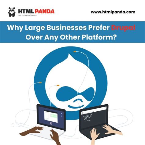 Why Large Enterprises Prefer Drupal Htmlpanda Web Development