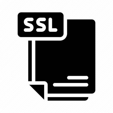 Ssl Certificate Format Document File Security Icon Download On