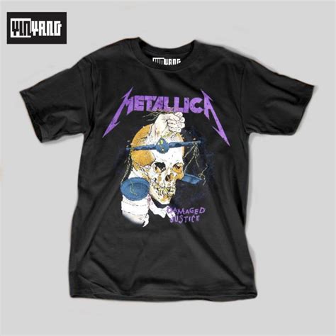 Jual T SHIRT KAOS BAND KAOS DISTRO METALLICA KAOS BANDUNG YINYANG CLOTHING BANDUNG