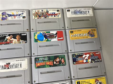 Yahooオークション ①sfc ソフト スーパーファミコン ゲームソフト