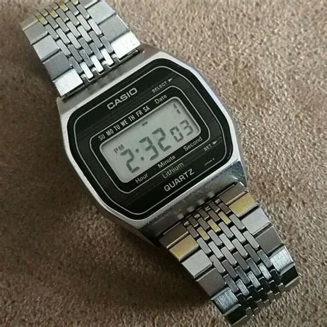 Vintage Casio B815 Lithium Quartz Lcd Watch Rare Module 155 Japan From