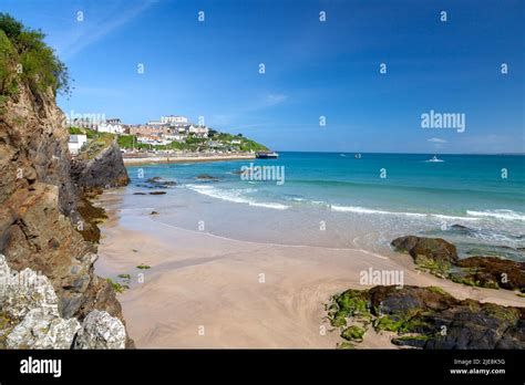 Overlooking Towan Beach Newquay On The North Cornish Coast Cornwall