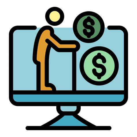 Premium Vector Senior Man Allowance Icon Outline Senior Man Allowance
