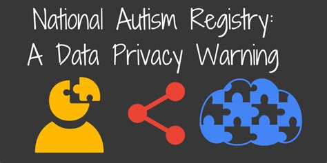 Why The National Autism Registry Is A Data Privacy Warning For