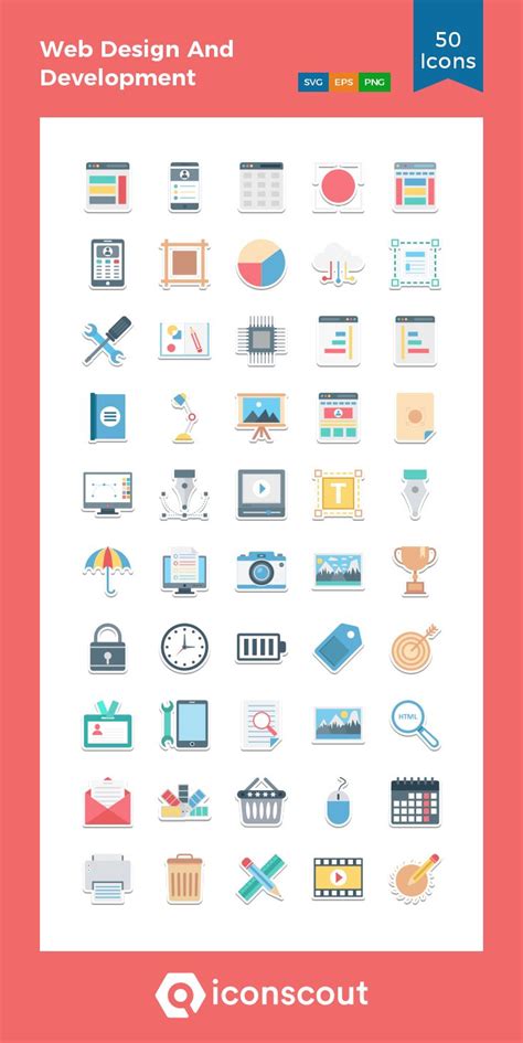 Web Design And Development Icons