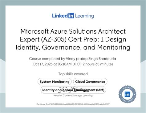 Vinay Pratap Singh Bhadauria On Linkedin Certificate Of Completion
