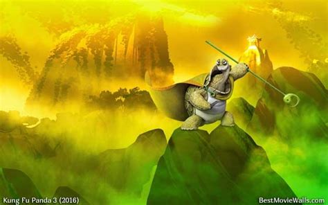 And Emeral Wallpaper With Master Oogway Ready To Do Kung Fu Again Do You Like Him Kfp3 Kung