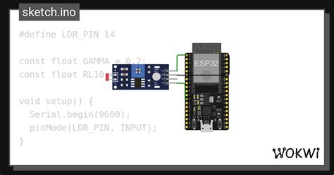 Ldr A0 Wokwi Esp32 Stm32 Arduino Simulator
