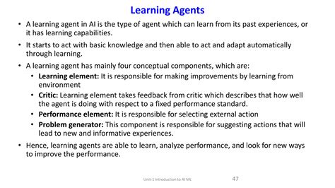 Unit I Full Ppt Ai Ml PPTX Artificial Intelligence Technology Computing