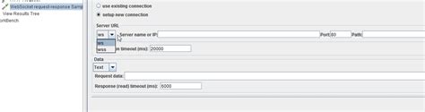 Performance Cant Connect To The Server Using Websocket Sampler In