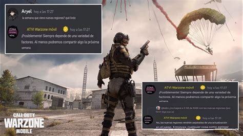 Ya Está Warzone Mobile Confirma Las Regiones Llegan La Proxima