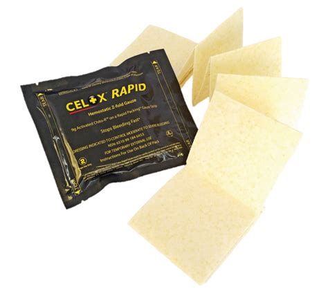 Celox Rapid Gauze Israeli First Aid