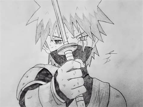 Kid Kakashi Chidori Drawing