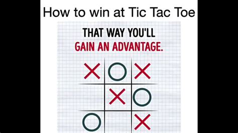 Instant Win Tic Tac Toe Every Time