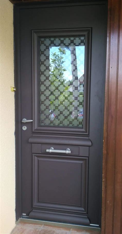 Porte Dentrée Athena Alu Bleu 2700 Belm Saint Aubin Du Cormier