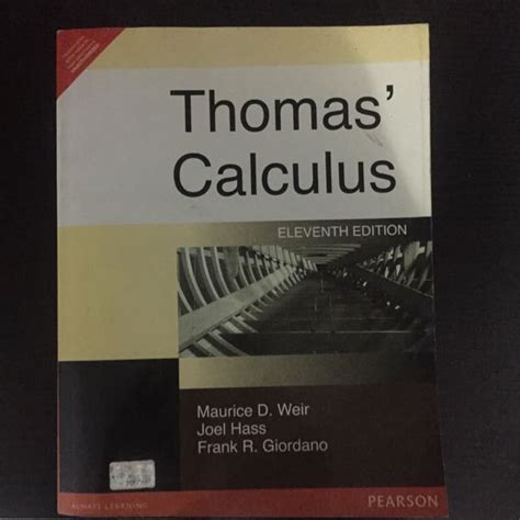 Thomas Calculus 11th Edition Hobbies And Toys Books And Magazines