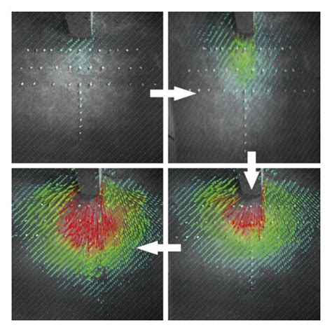 Vectorial Displacement Field Under 45° Slope Download Scientific Diagram