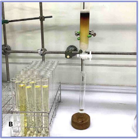 Purification Of Crude By Column Chromatography A Crude Product B Download Scientific