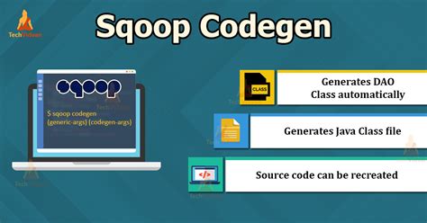 Sqoop Codegen Command With Syntax And Examples Techvidvan