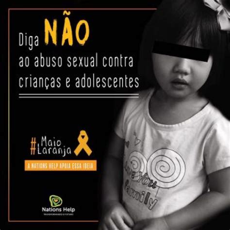 Diga NÃo Ao Abuso Sexual De Crianças E Adolescentes
