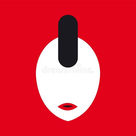 Illustration Of A Woman Icon With Crest Hair Stock Illustration Illustration Of Girl Punk