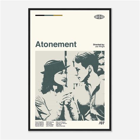 Atonement Poster Atonement Print Atonement Art Citiesbox