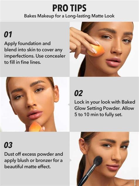 SHEGLAM Baked Glow Setting Powder Light Brown Oil Control Loose Setting Powder Translucent