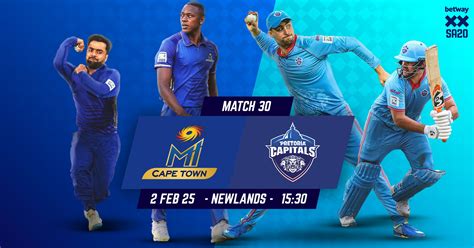 Live Mi Cape Town Vs Pretoria Capitals Sa20