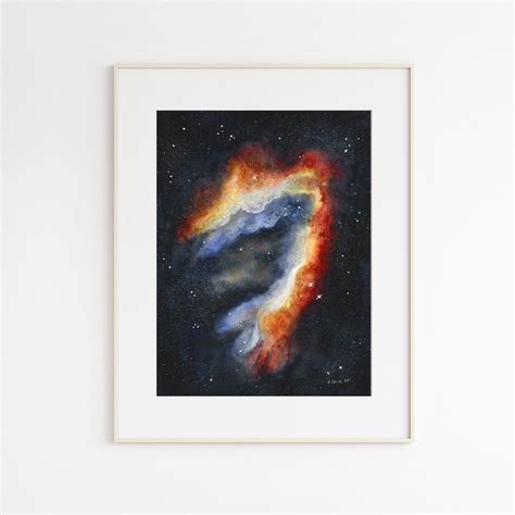 Nebula Watercolor Prints
