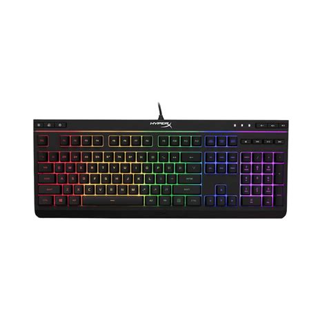 Hyperx Alloy Core Rgb Membrane Gaming Keyboard Black With 5 Zone Bac