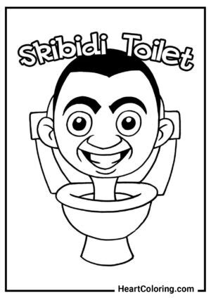 Skibidi Toilet Coloring Pages Free To Download And Print