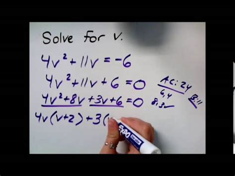 How To Solve Quadratic Equations With Leading Coefficients Tessshebaylo