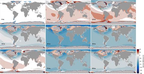 Differences In Sea Level And Ice Sheet Extent Between ICE G