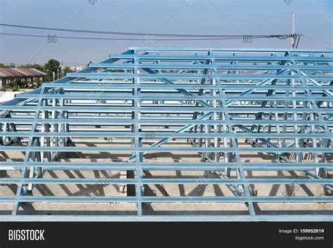 Structure Steel Roof Image Photo Free Trial Bigstock