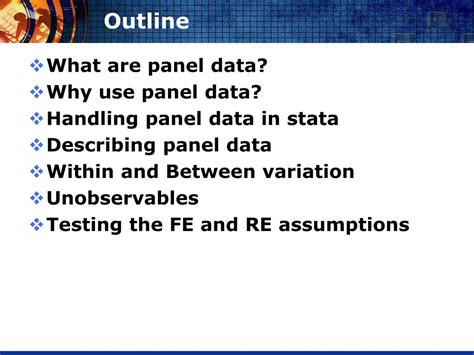 Ppt Panel Data Analysis Powerpoint Presentation Free Download Id4290862