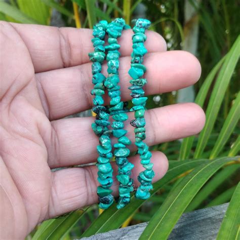 Turquoise Chips Bracelet Sokosokoltd