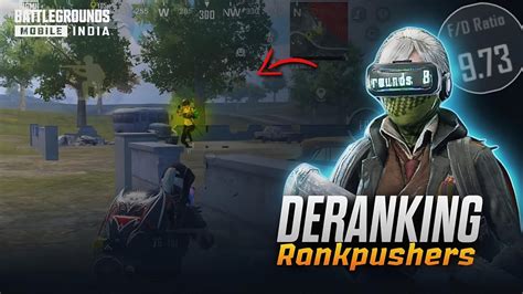 DERANKING RANKPUSHERS IN New Mode 9 KD BGMI YouTube