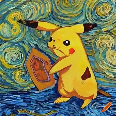 Pikachu Van Gogh Pokemon Van Gogh Promo Card Revealed Lecagr