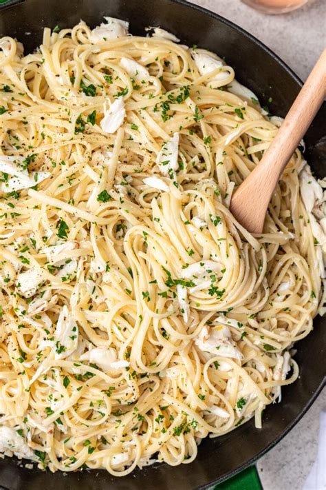 20 Minute Crab Linguine Life Is But A Dish