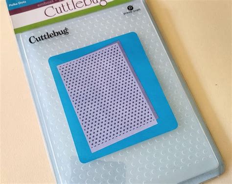 Polka Dots Cuttlebug Embossing Folder For Scrapbooking Crafting Fall