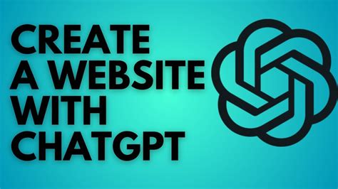 Create A Website With ChatGPT In Mins Without Any Coding Experience YouTube