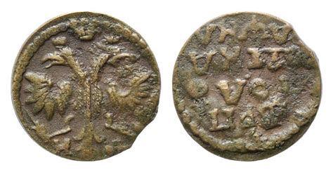 Rußland Polushka 1 4 Kopeke 1721 ND Peter I der Große 1689 1725