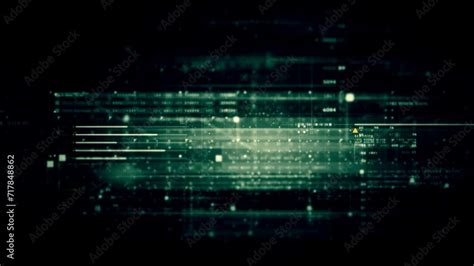 Data Matrix Simulation Ui With Cutting Edge Digital Environment With A Dynamic And Immersive