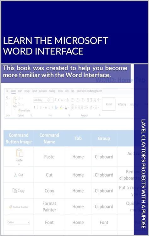 Learn The Microsoft Word Interface This Book Was Created To Help You