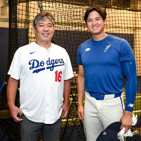 Mlb Japan 【 ドジャース 】レジェンドがlaに帰ってきた🤩 野茂英雄 さんが 大谷翔平 と
