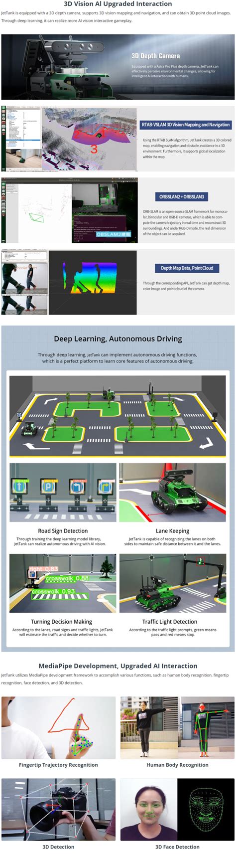 Hiwonder Jettank Ros Robot Tank Powered By Jetson Nano Mapping