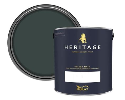 Dulux Heritage Vinyl Matt Emulsion Mallard Green Paint Sky Blue Paint